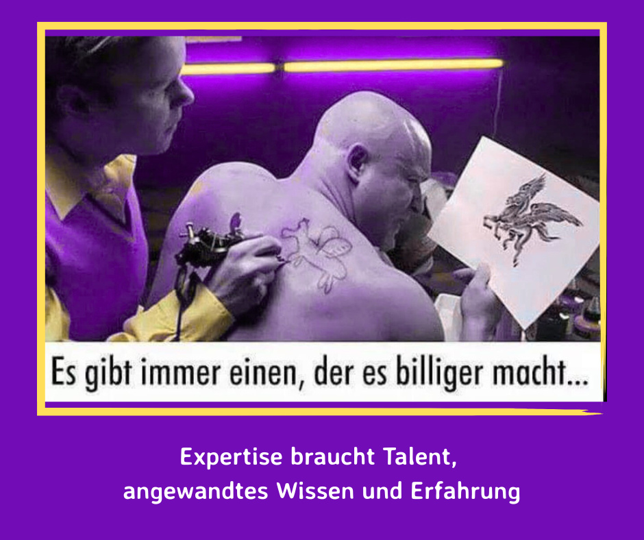 Es Gibt Immer Einen Der Es Billiger Macht